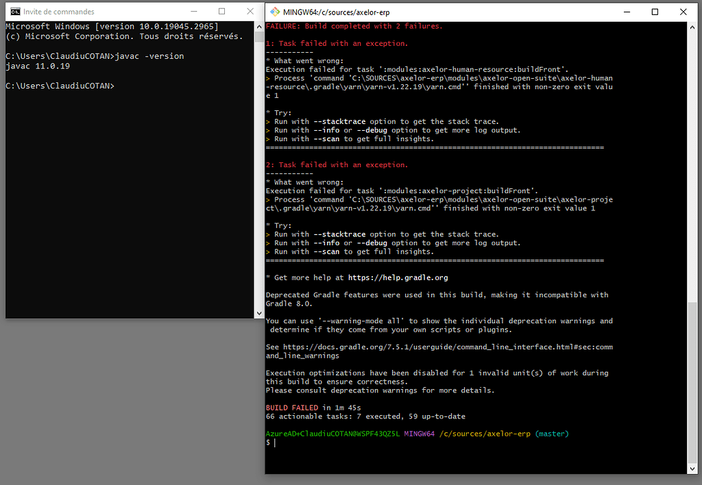 Build from sources error - English Forum - Axelor Forum